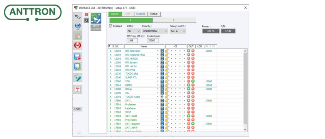 Head-End Anttron TRM22CI2 + 2 x Kabelio 12 months CAM