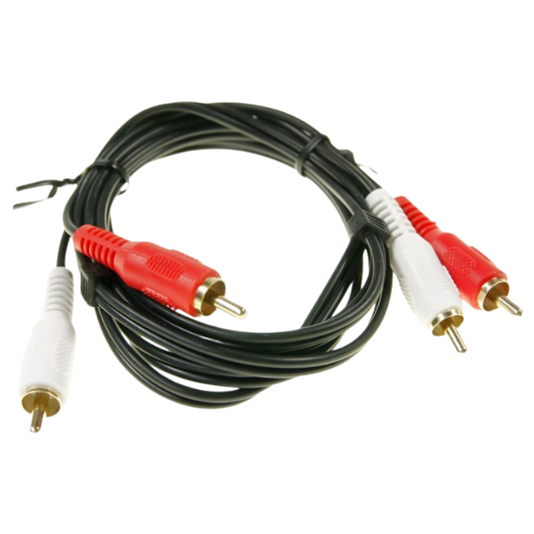AV cable 2 RCA (male) / 2 RCA (male) 1.5M