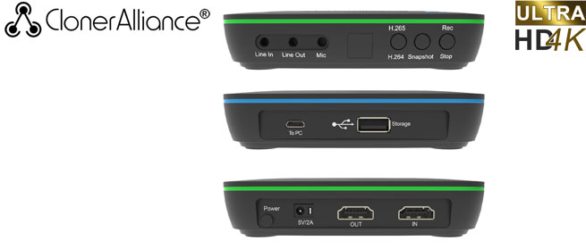 Cloner BOX PRO UHD Capture vidéo universelle en 4K UHD