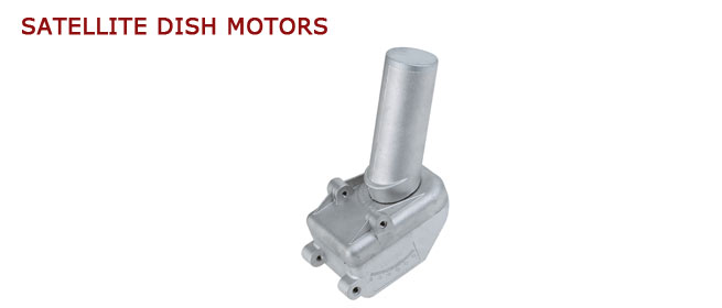 Satellite dish motors