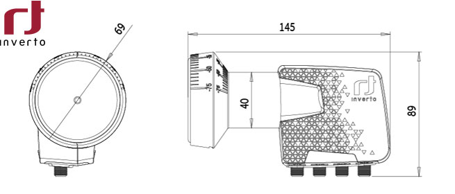 Universal Quad LNB Inverto Home Pro