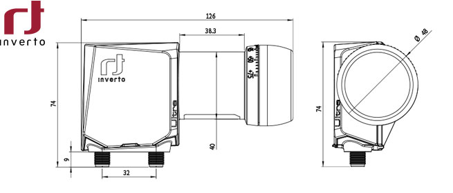 Twin Universal LNB Inverto Ultra