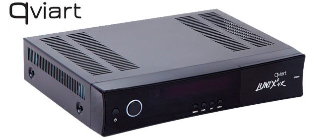 Qviart Lunix 3 4K satellite DTT and IPTV receiver