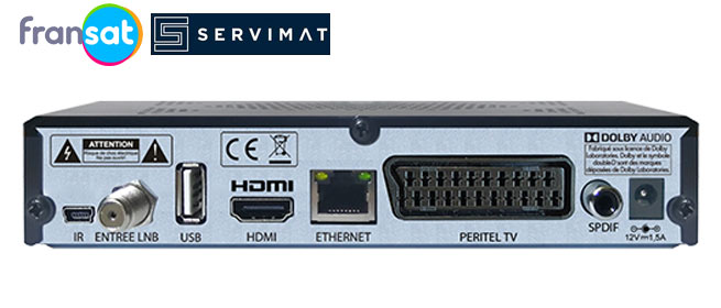 Récepteur satellite Servimat Sirius 3 FRANSAT HD