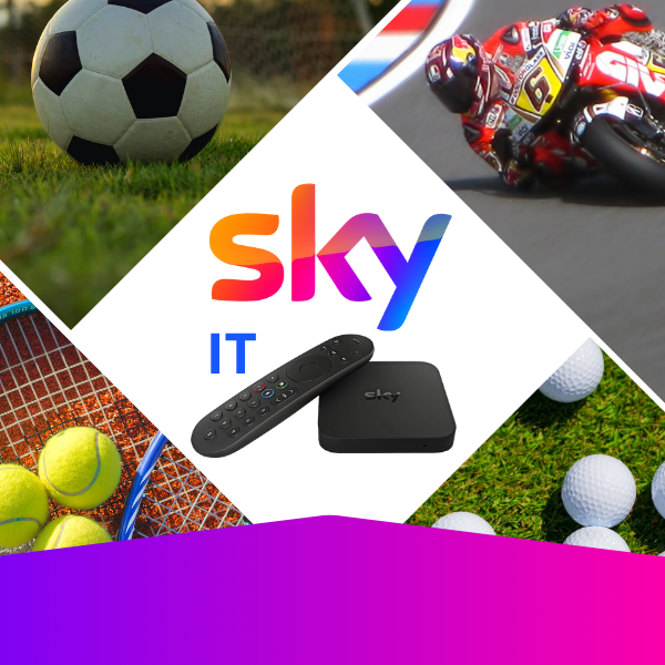 Sky Stream + Sky TV + Sky Calcio + Sky Sport 18 months