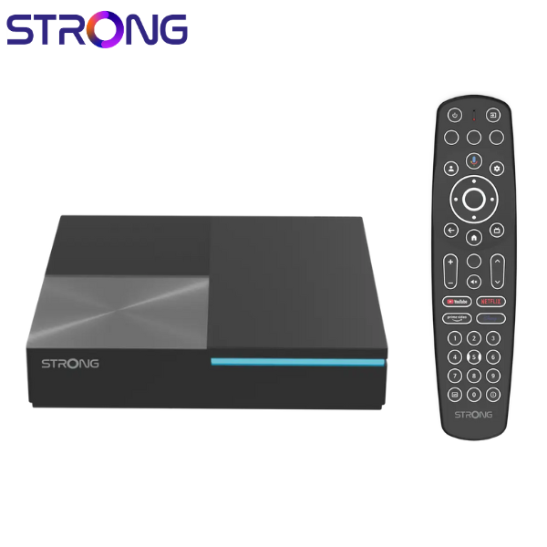 Box Android TV Strong LEAP-S3 PRO 4K UHD compatible Google TV