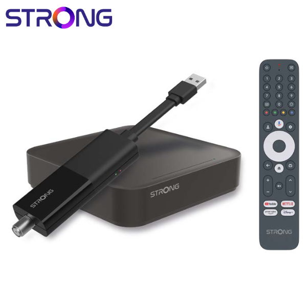 GOOGLE TV key & satellite Strong SRT41 4K Ultra HD
