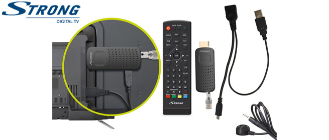 Récepteur DVB-T2 HDMI TV Strong SRT 82